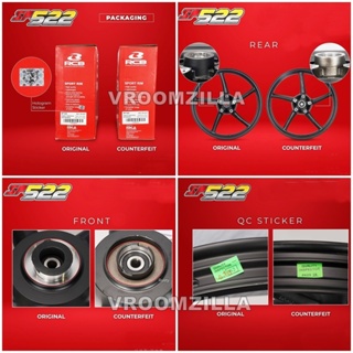 RCB R15 SP522 SPORT RIMS [ DEPAN 250 / REAR 350 X 17 INCHES ] RACING ...