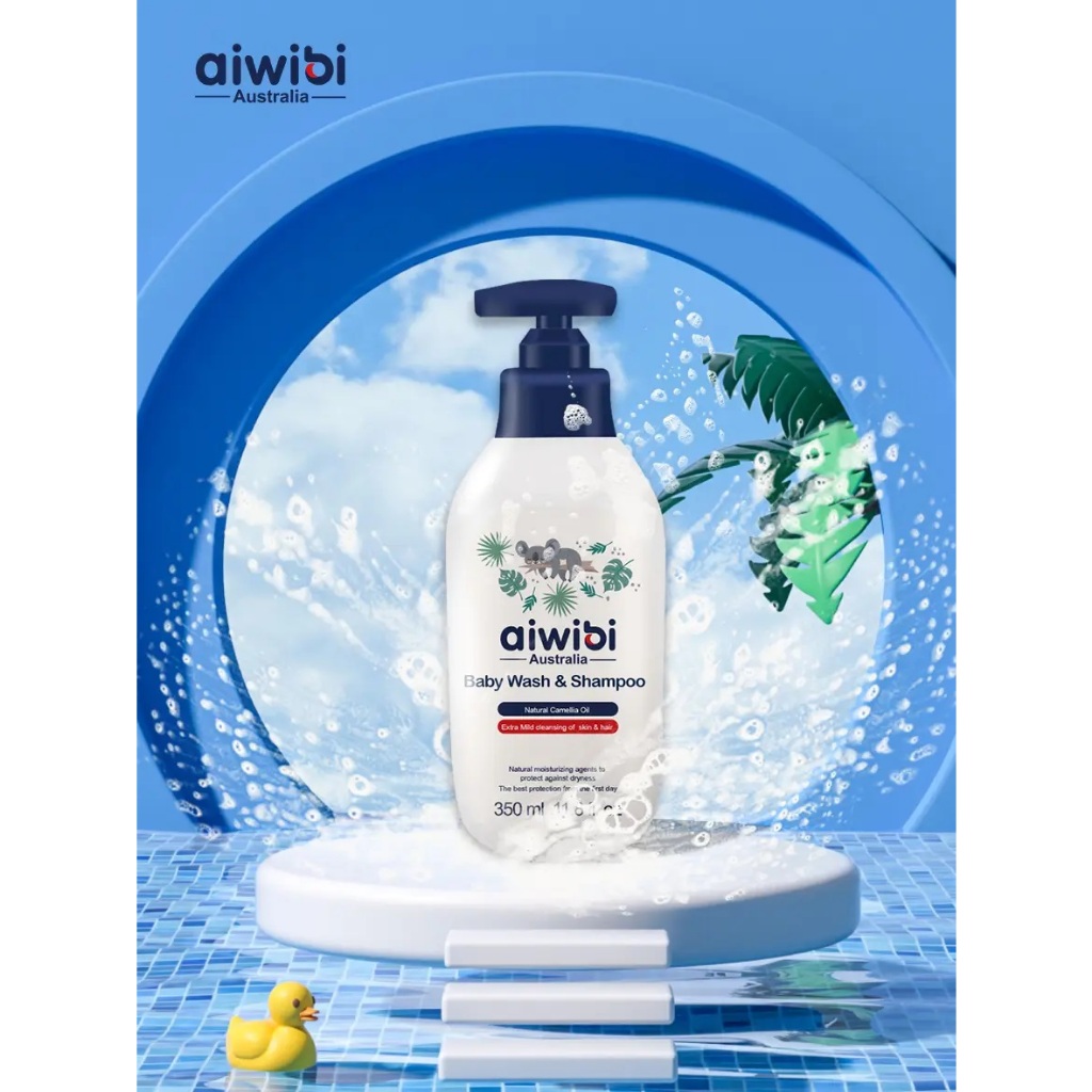 AIWIBI BABY WASH & SHAMPOO/SKIN CARE LOTION/NAPPY RASH CREAM | Shopee ...