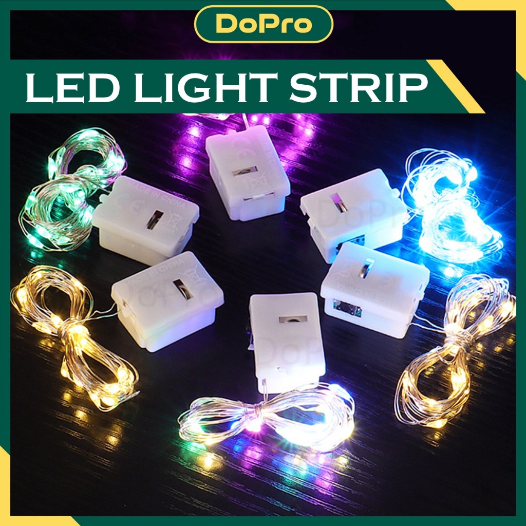 LED Light Strip 3 Modes Decorate Gift Box Warm Colorful Fairy Light 1M ...