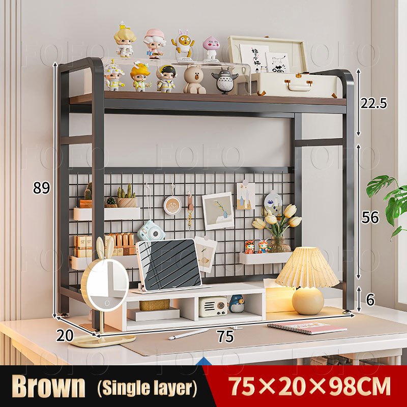 Desktop Rack Tabletop Organiser Multi-layer Shelf Tabletop Storage ...
