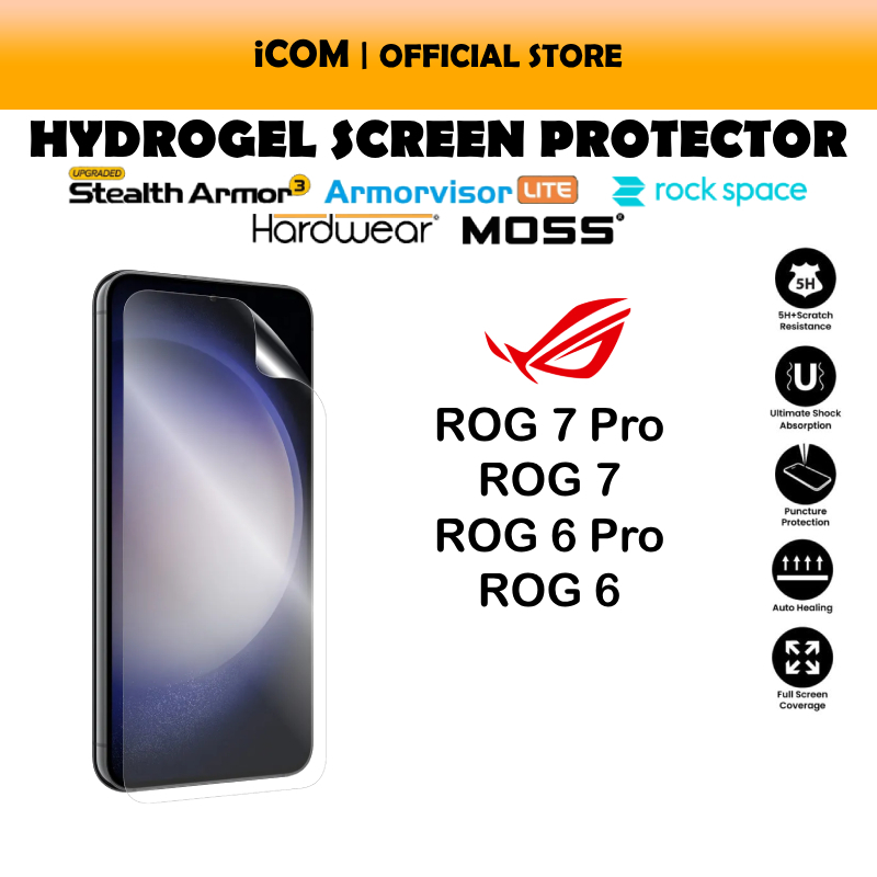 Rock Space Hydrogel Screen Protector for ROG 7 Pro/7/6 Pro/6 - X.One/Hardwear/Moss | Shopee Malaysia
