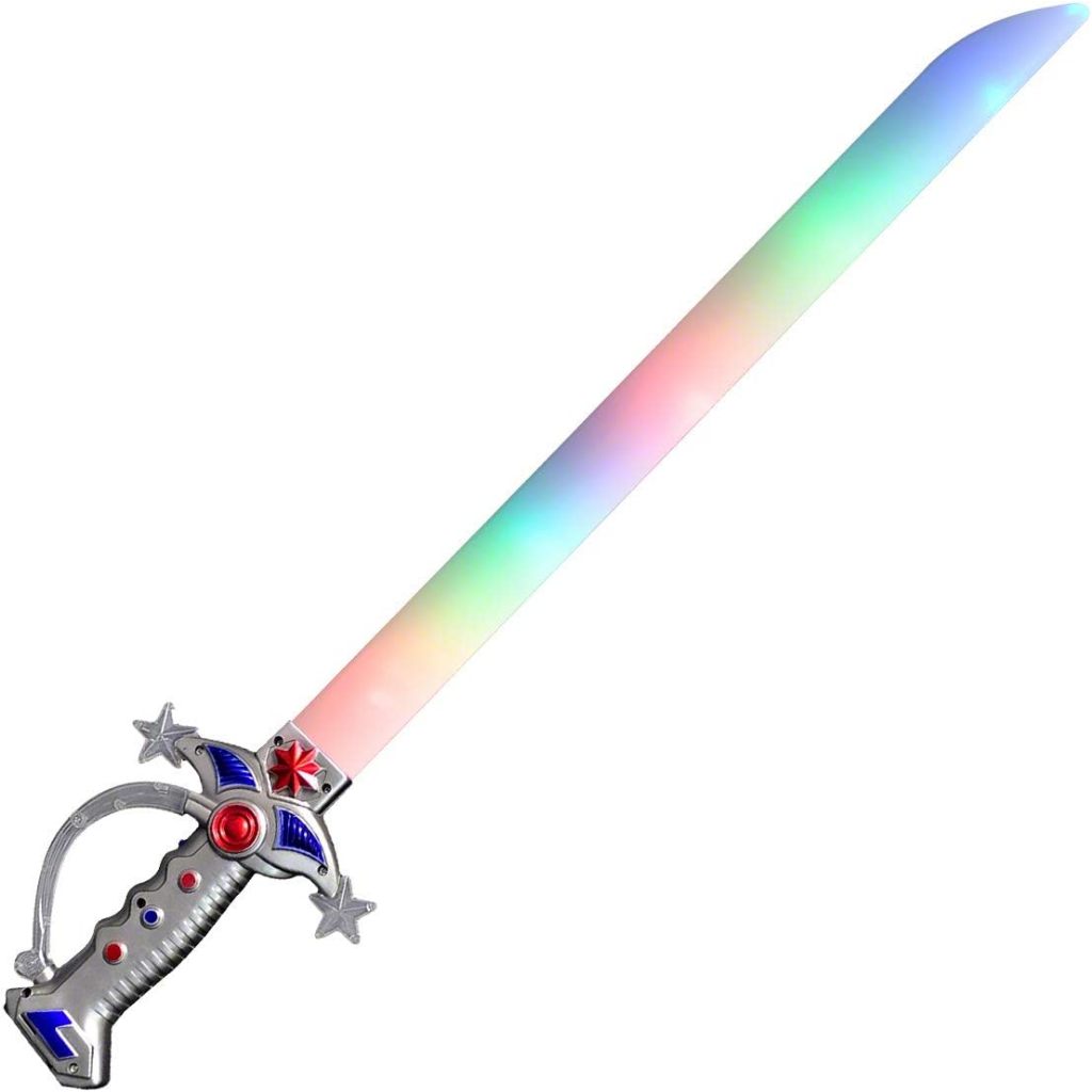 Shark LED Light-up Multicolor Sword with Sound 60cm | Shopee Malaysia