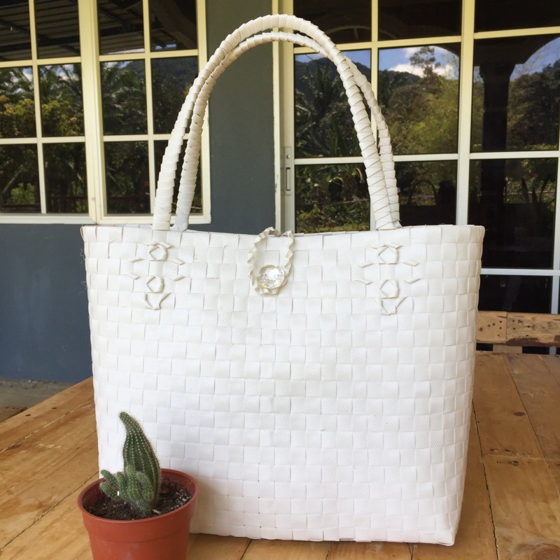 Beg anyam/ Bakul/ Beg kraftangan/ Beng penan/ Bakul mini/ Tote bag ...