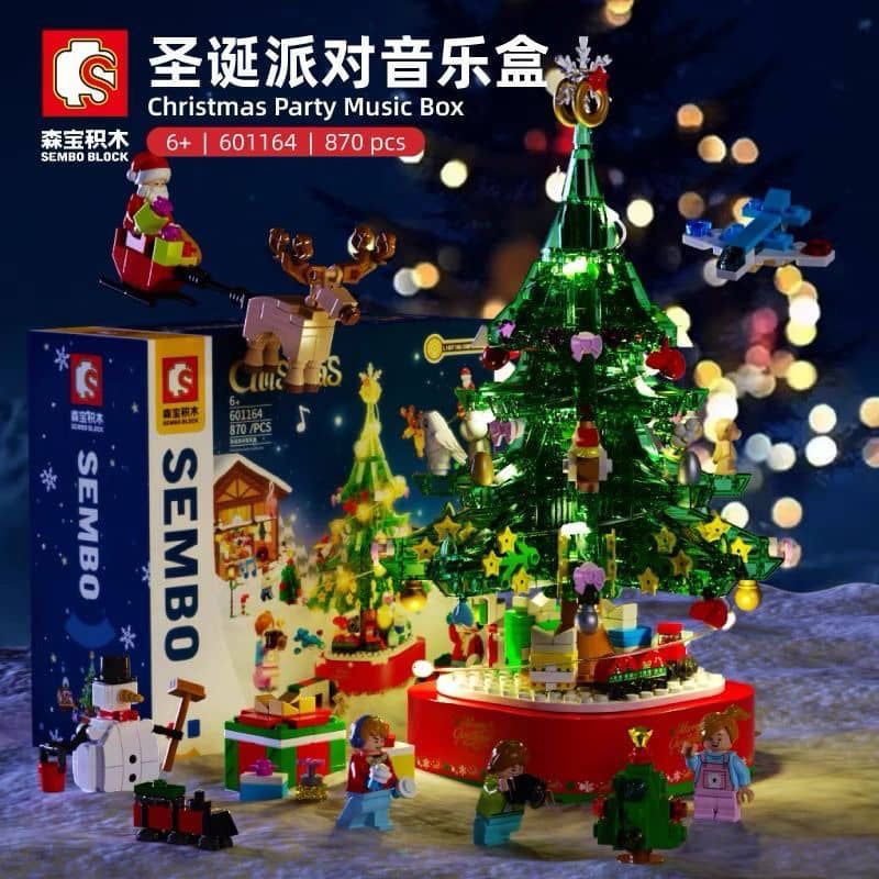 Sembo Block Building Blocks Christmas Series 601164 870pcs Shopee