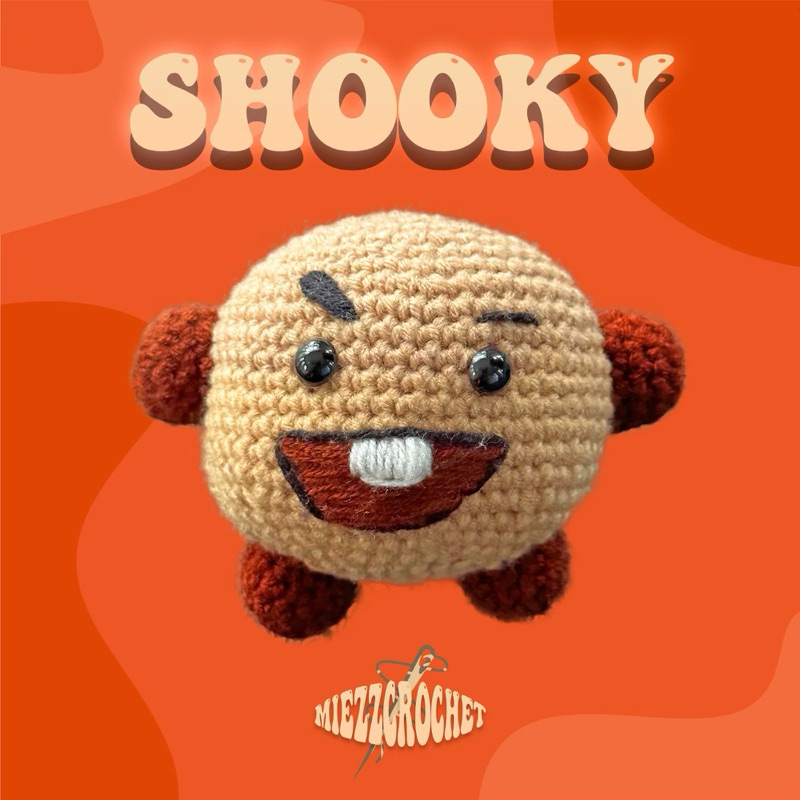 🧸 [Ready Stock] Handmade Cute BT21 Shooky character Amigurumi Crochet ...