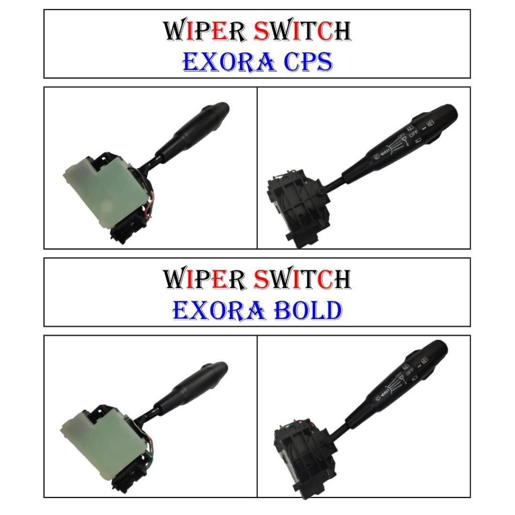 PROTON WIPER SWITCH EXORA CPS PW898015 & EXORA BOLD PW951773 | Shopee ...