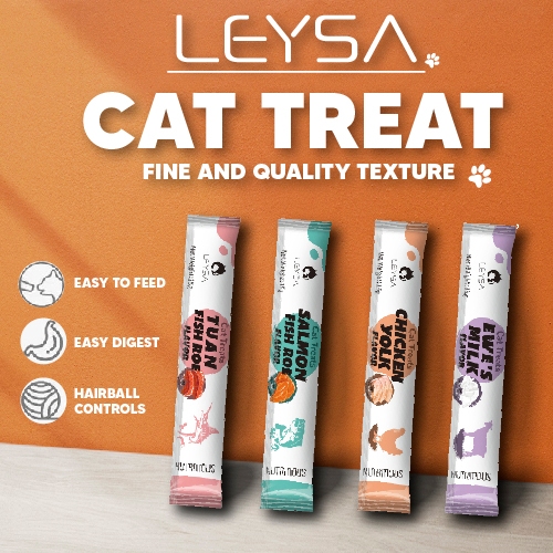 (30 Each Per Box )Leysa Premium Cat Stick & Cat Treat High Vitamin ...