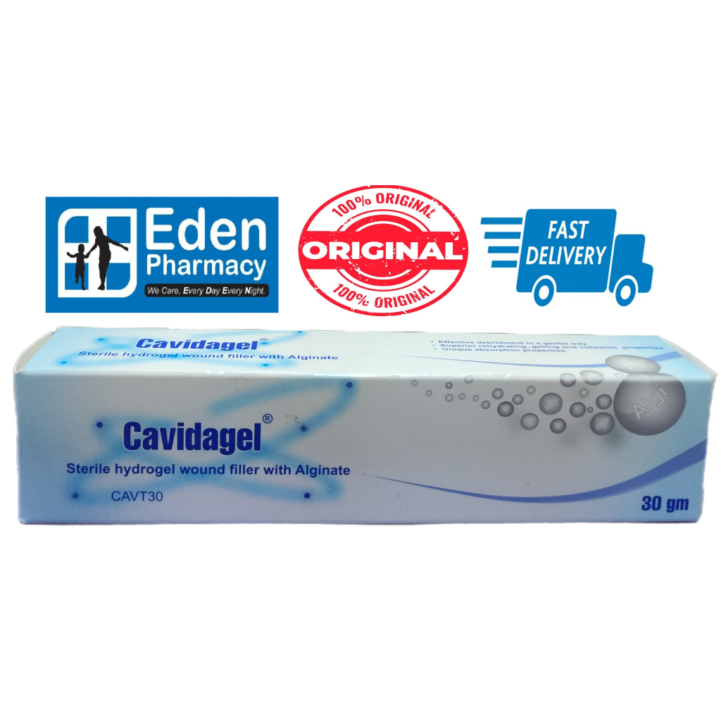 Cavidagel Sterile Hydrogel Wound Filler With Alginate 30gm | Shopee ...