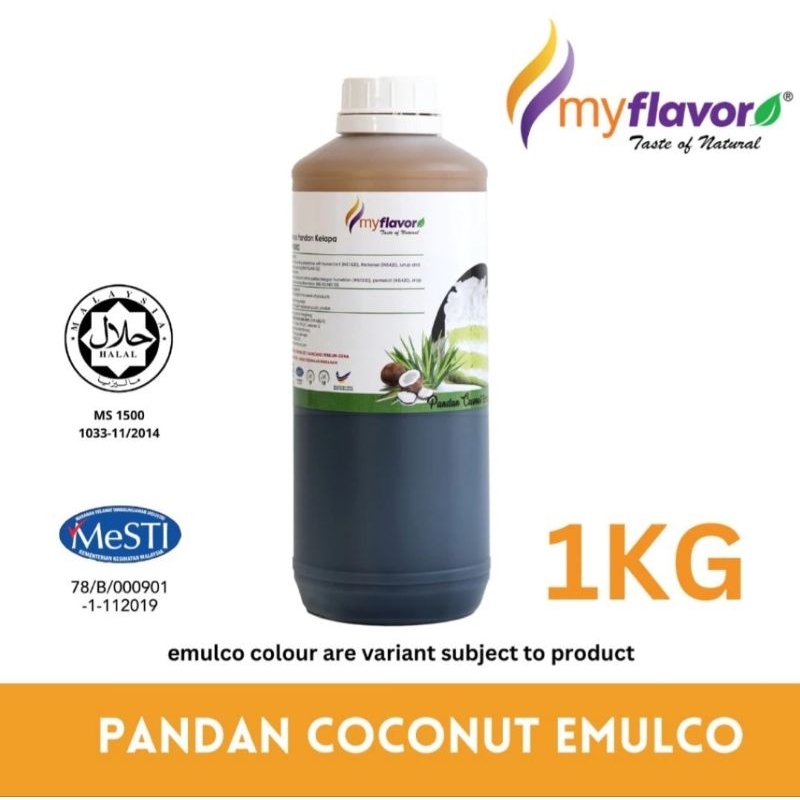 MYFLAVOR Pandan Coconut Emulco 1kg | Shopee Malaysia