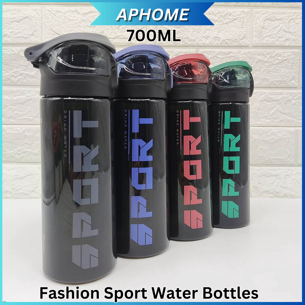 700ml Large Capacity Water Bottle Fashion Sport Bottle Leak-Proof ...
