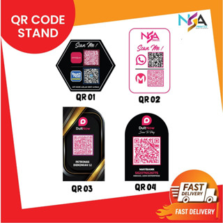 QR Code Standee Cashless Maybank MAE Stand Payment Duitnow Scan ...