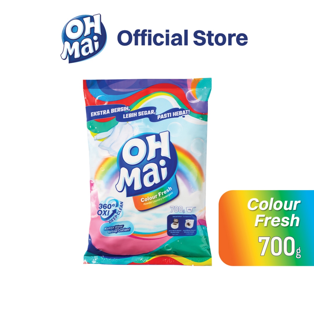 OH MAI Laundry Powder Detergent - Colour Fresh (700g) | Shopee Malaysia