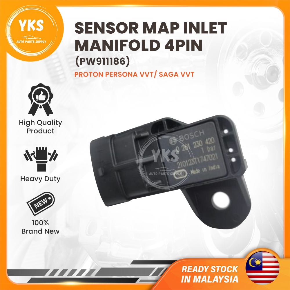 🔥 ORIGINAL🔥(PW911186) NEW PROTON PERSONA VVT 2016 / SAGA VVT MAP SENSOR ...