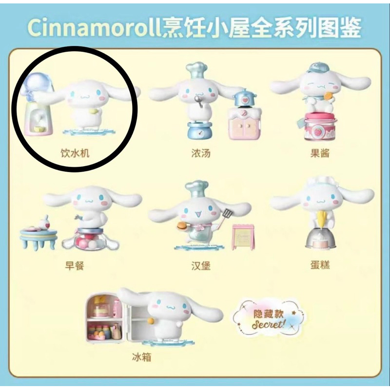 Original Miniso Sanrio characters Cinnamoroll Cinnamon blind box ...