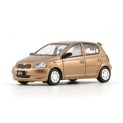 BMC - 1/64 Toyota 1998 Yaris/ Echo/ Vitz doors -Golden (RHD) 1:64 scale ...