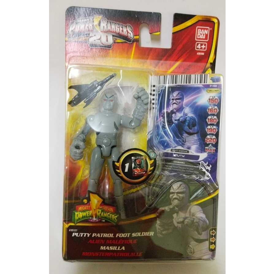 MIB-Power Ranger Putty Patrol Foot Soldier 20th Anniversary Action ...