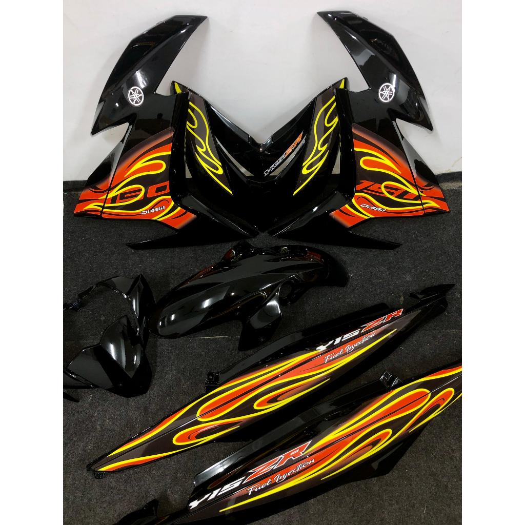 COVER SET Y15 V1/V2 HITAM API READY STOCK | Shopee Malaysia