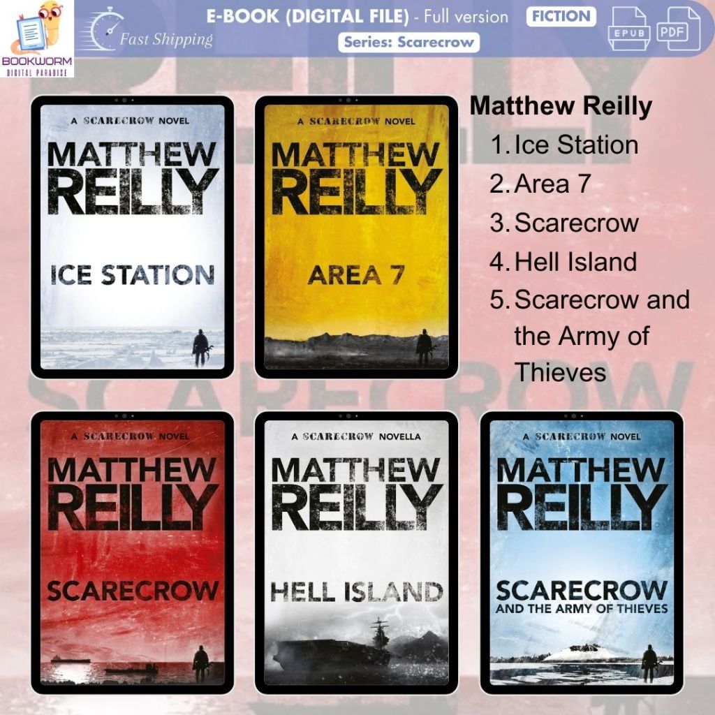 Matthew Reilly Scarecrow's Ice Station | Area7 | Scarecrow | Hell Island | Scarecrow and the ...