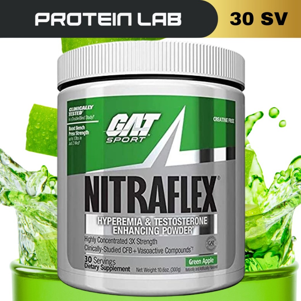GAT Nitraflex - Hyperemia & Testosterone Enhancing Powder (300g ...