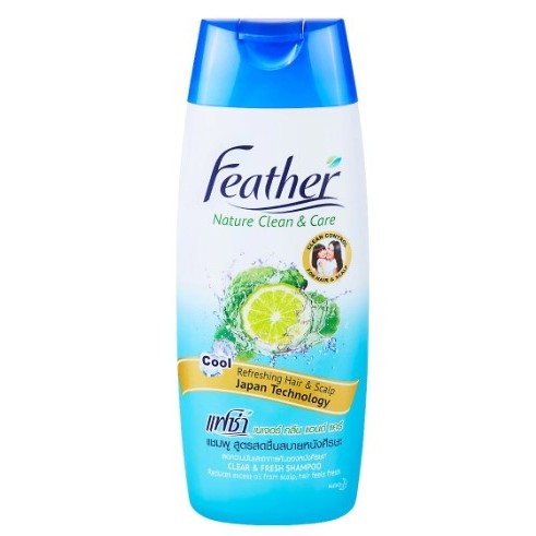 FEATHER Nature Clean & Care Clean & Fresh Shampoo 340 ml | Shopee Malaysia