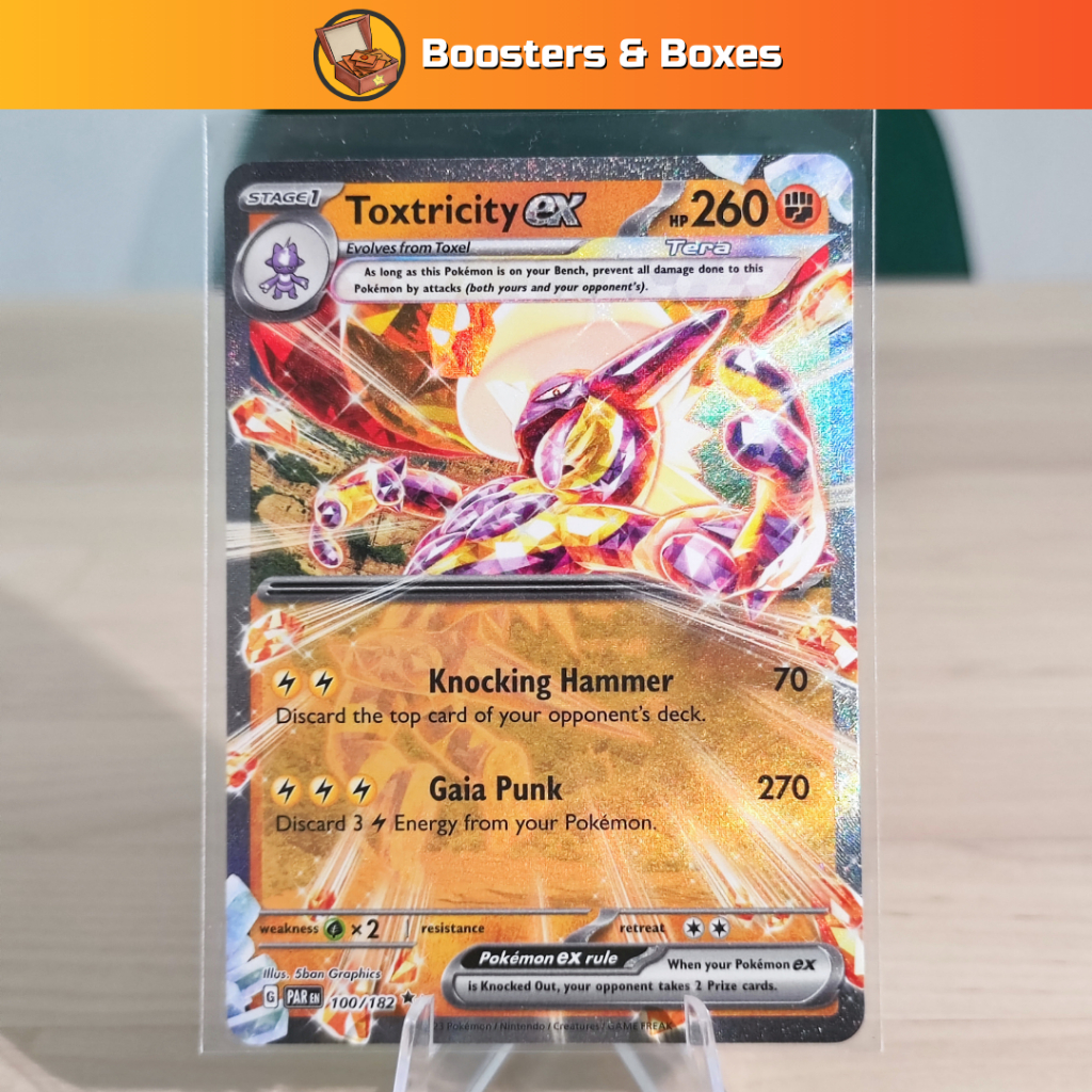 Toxtricity ex (100/182) [Scarlet & Violet: Paradox Rift] | Shopee Malaysia