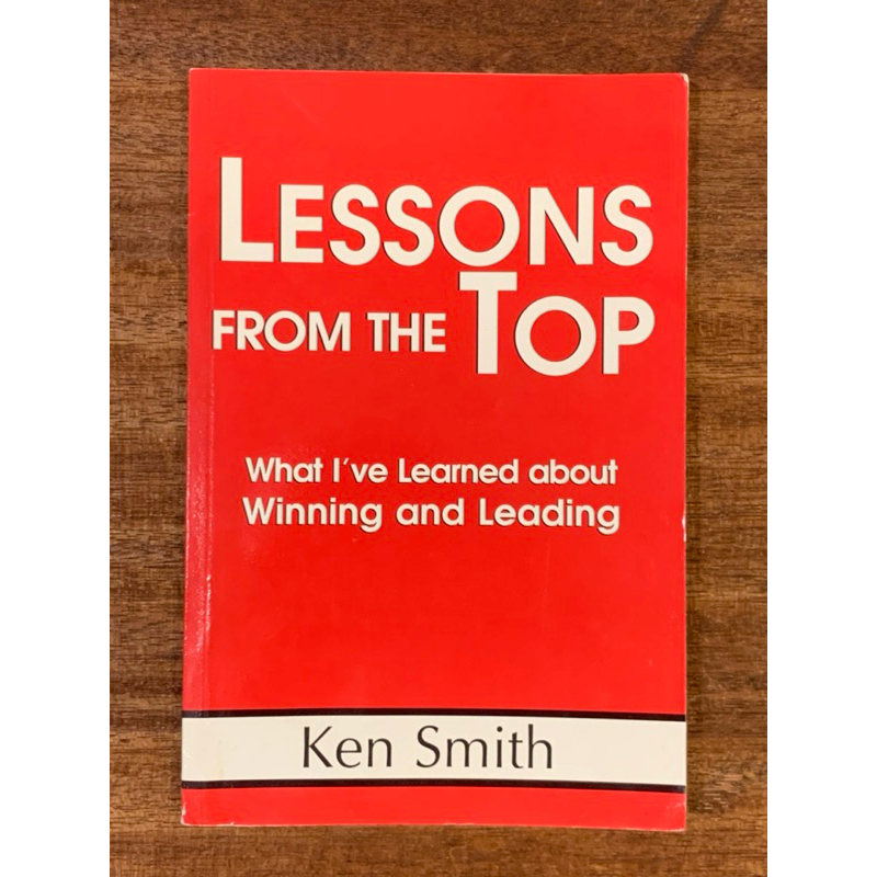 Lessons From The Top What I’ve Learned about Winning and Learning book ...