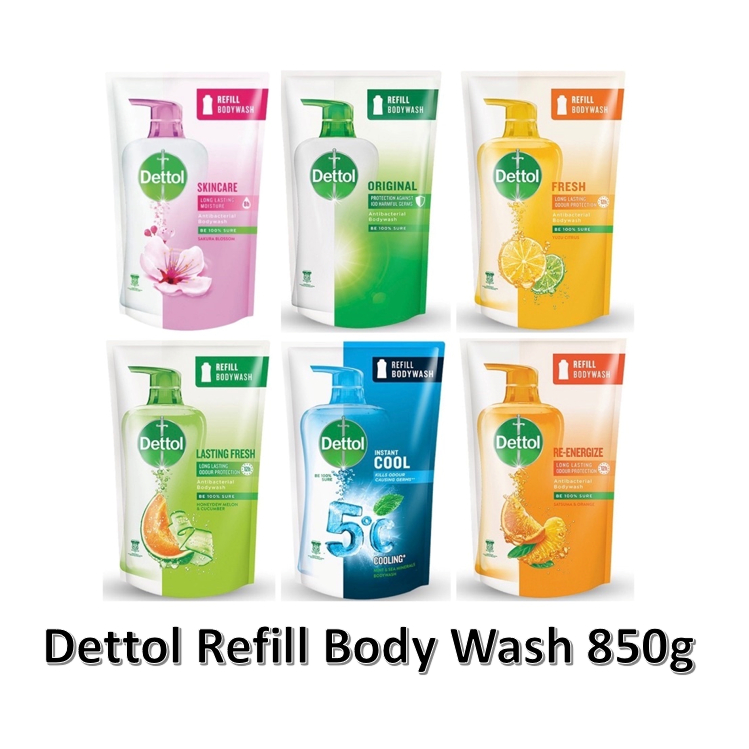 Dettol Shower Gel Refill Pack 850G | Shopee Malaysia