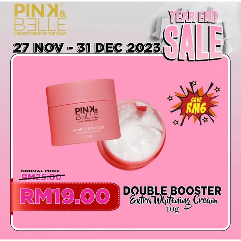 Whitening Cream Booster Pink&Belle | Shopee Malaysia