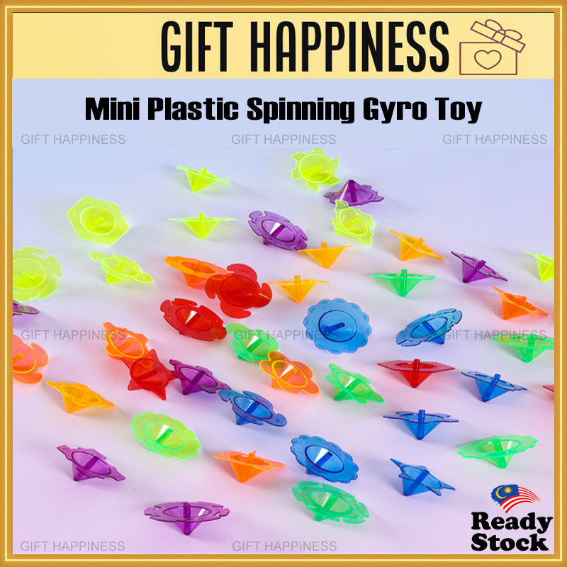 Mini Plastic Spinning Gyro Toy – Fun Classic Toy for Kids | Birthday ...