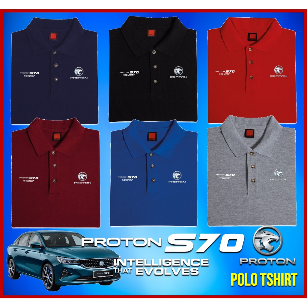 PROTON S70 NEW MOTORSPORT S70 X90 POLO TSHIRT | X70 | X50 | SAGA ...