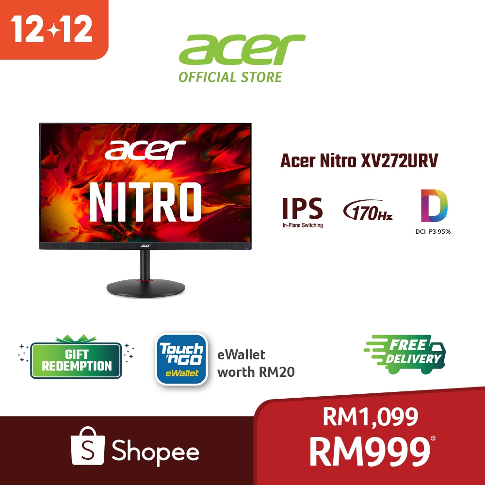 Acer Nitro XV272U RV Monitor (27") | Shopee Malaysia