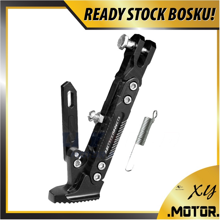 UNIVERSAL KICKSTAND ADJUSTABLE HEIGHT SIDE STAND CNC ALUMINUM ALLOY ...