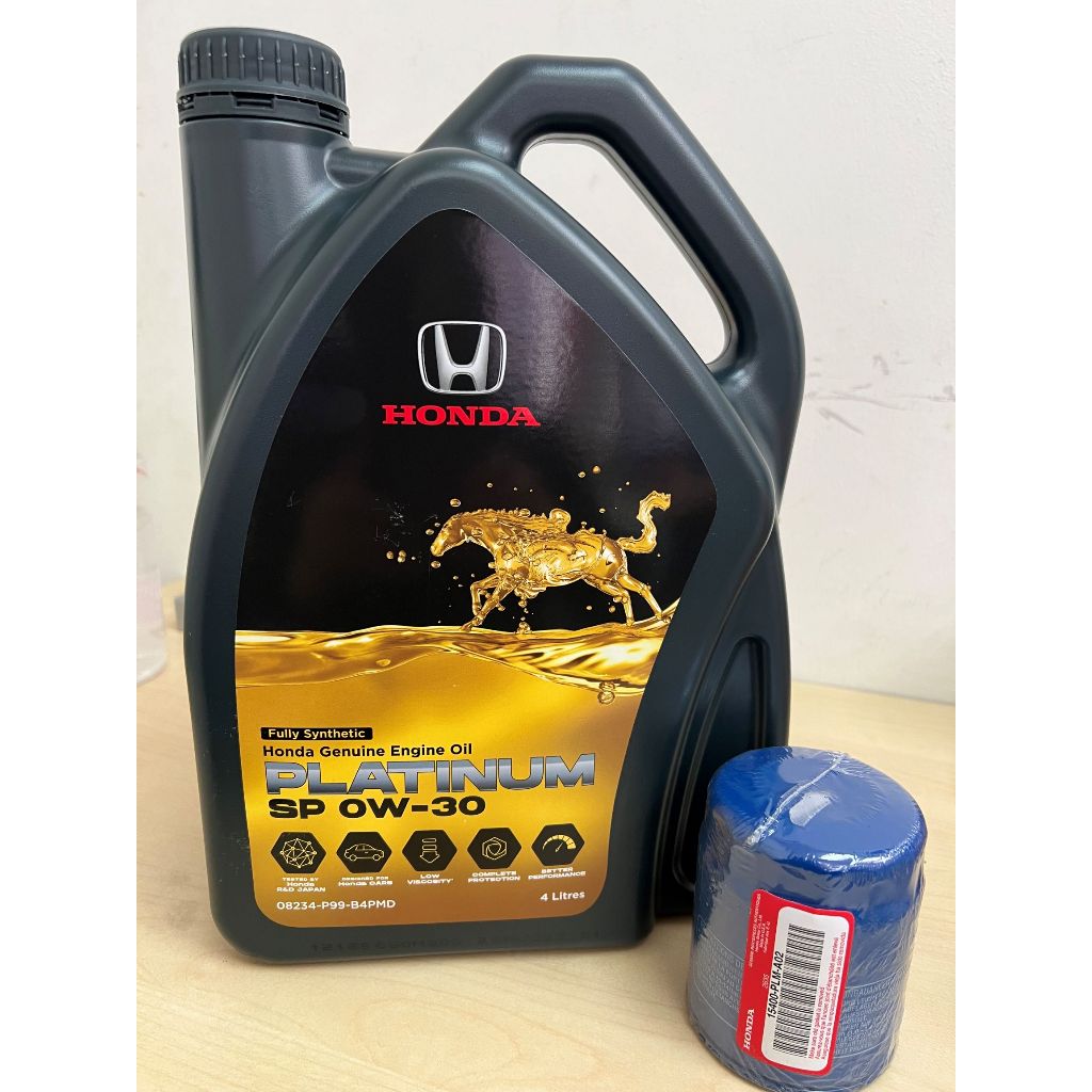 HONDA ORIGINAL GENUINE FULLY SYNTHETIC ENGINE OIL SN 0W30 ( 4L ) 08234 ...