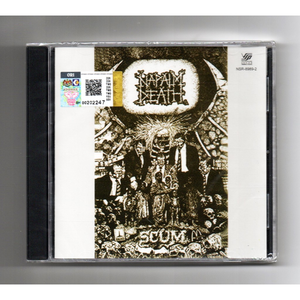 NAPALM DEATH - ' Scum ' ( CD ) | Shopee Malaysia