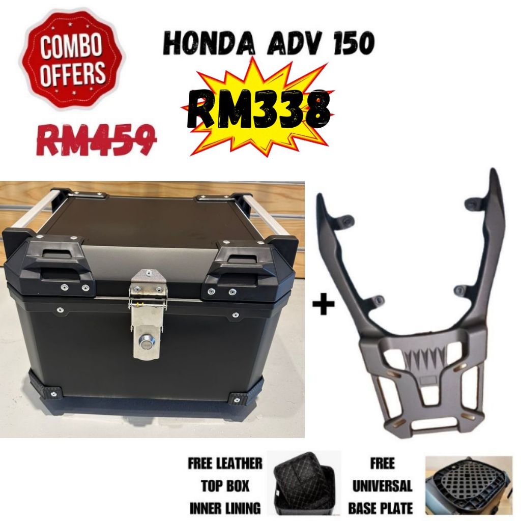 HONDA ADV 150 160 VARIO 125 150 160 tailstock shelf with luggage rack ...