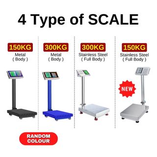 BKK 150kg/300kg Weight Scale Penimbang Berat Penimbang Digital Scale ...