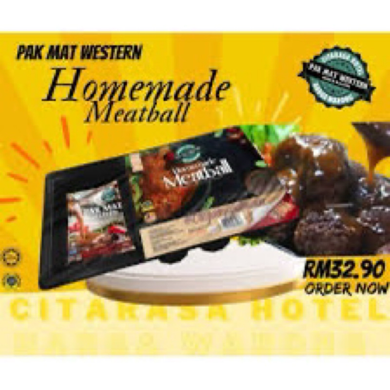 🔥‼️READY STOK‼️ Pak Mat Western Meatball, Kambing, Ayam & Lembu Perap ...
