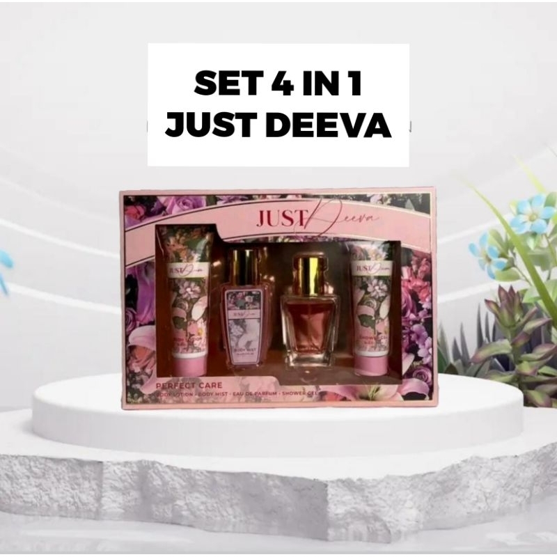 DHERBS SET JUST DEEVA 4IN1 DAN LAXURY PERFUME #murah | Shopee Malaysia
