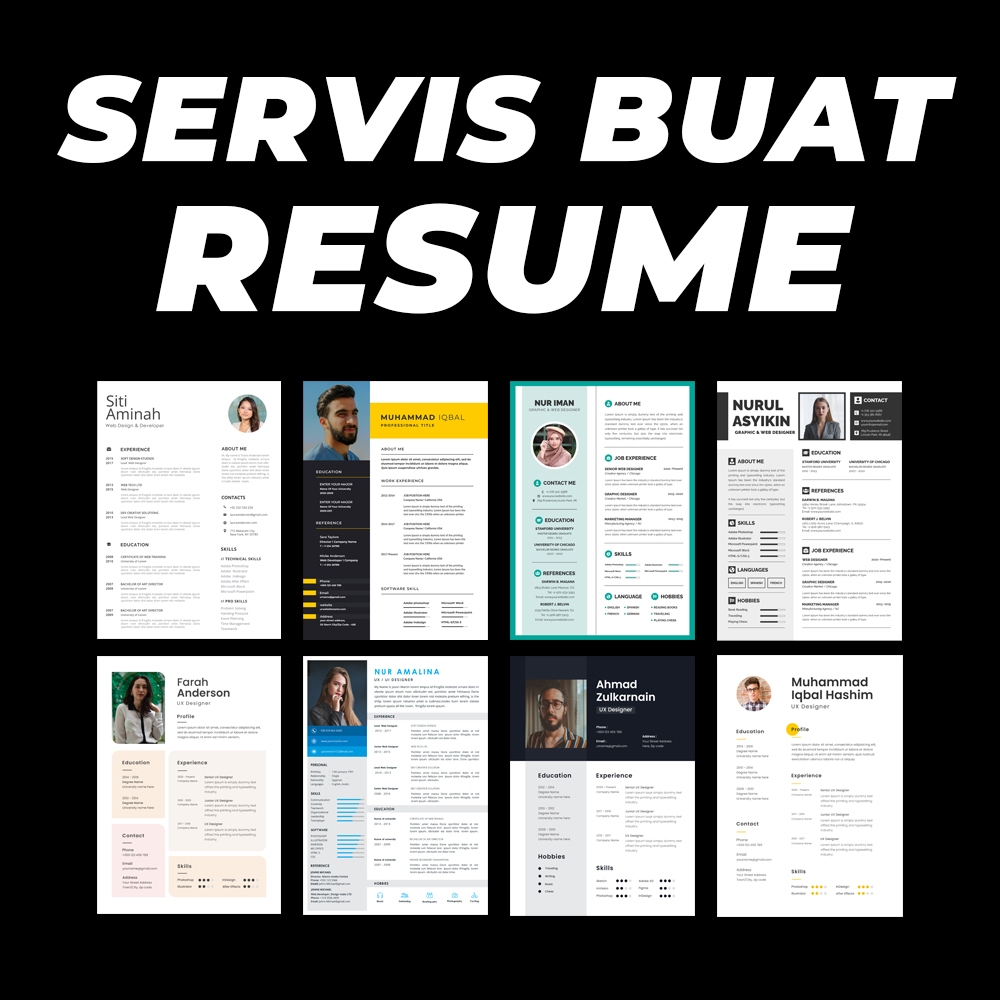 SERVIS BUAT RESUME | RESUME MAKER SERVICE | Shopee Malaysia