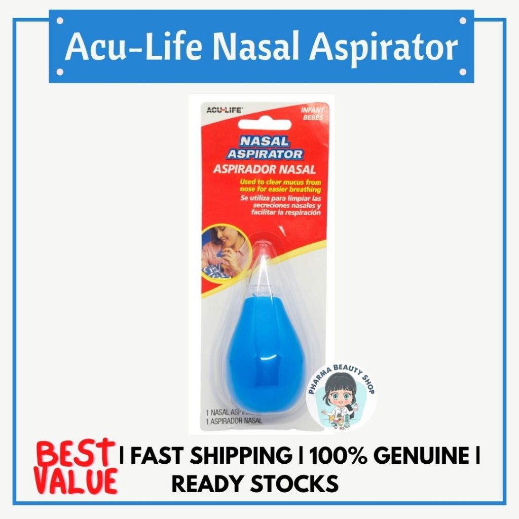 Acu-Life Nasal Aspirator 1s (To Clear Mucus From Nose) | Shopee Malaysia