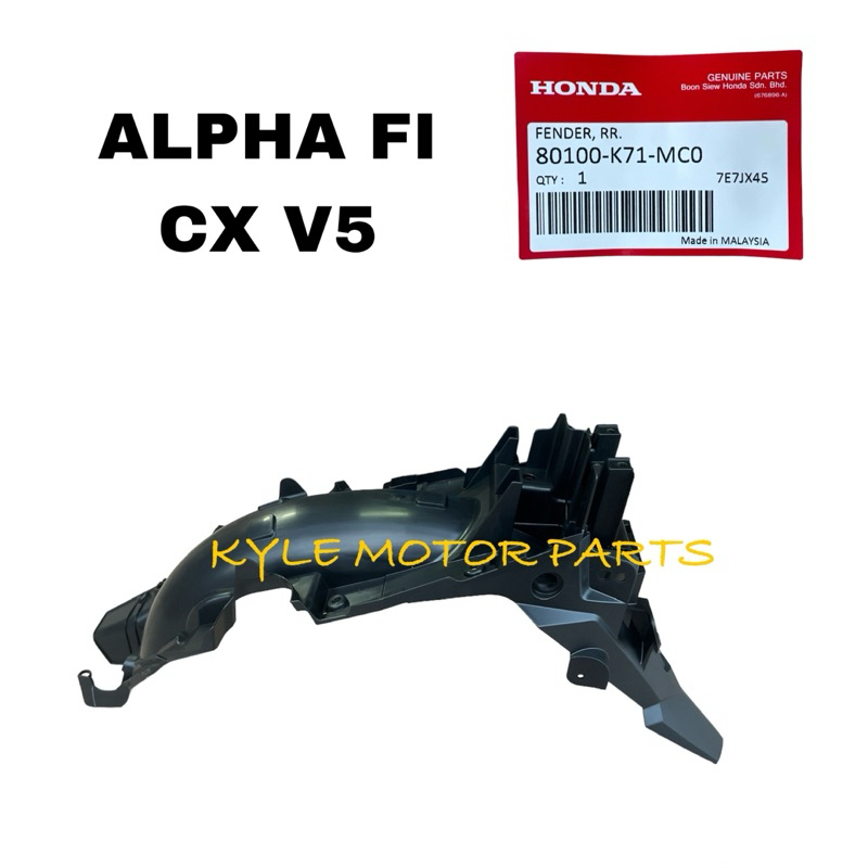 ALPHA WAVE CX FI V5 REAR FENDER NC ORIGINAL HONDA 100% | Shopee Malaysia