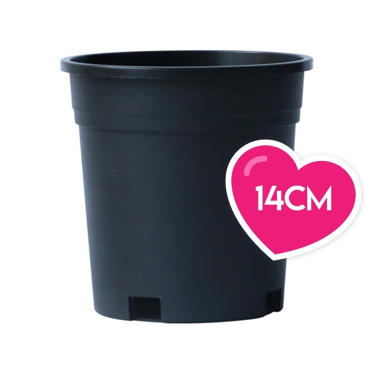 Pasu Bunga Pokok Plastik Tinggi Tall Plant Pot Garden Planter Black ...