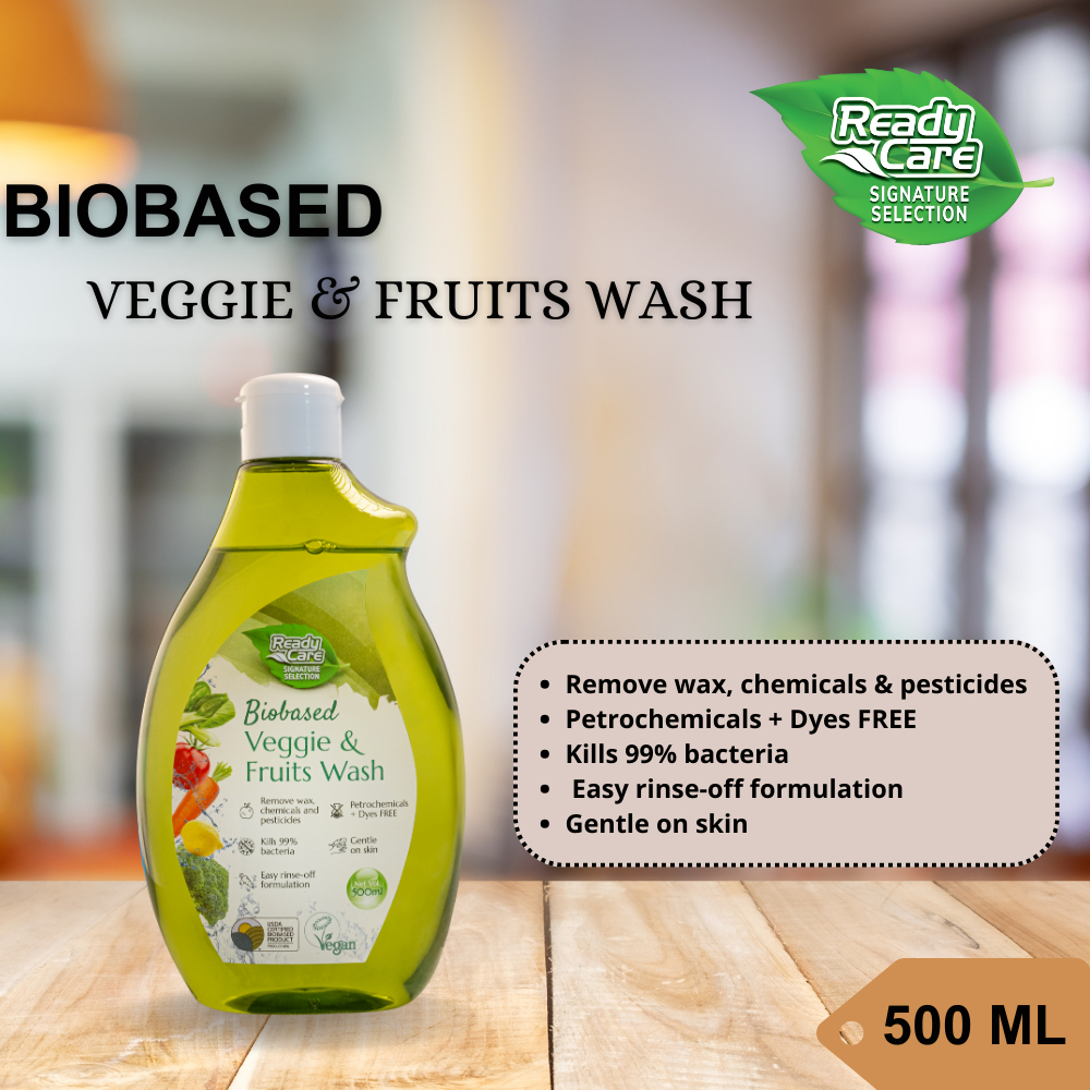 Bio-based Readycare Signature Selection Veggie Wash Liquid Baking Soda 500ml USDA Vegan ...