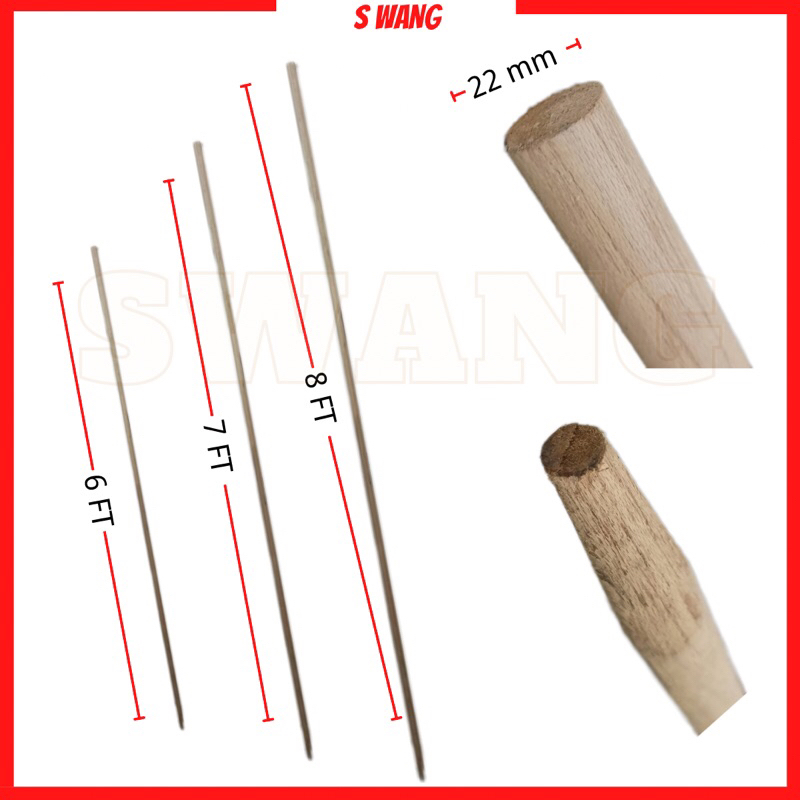 batang kayu 2mm panjang 6FT 7FT 8FT. | Shopee Malaysia