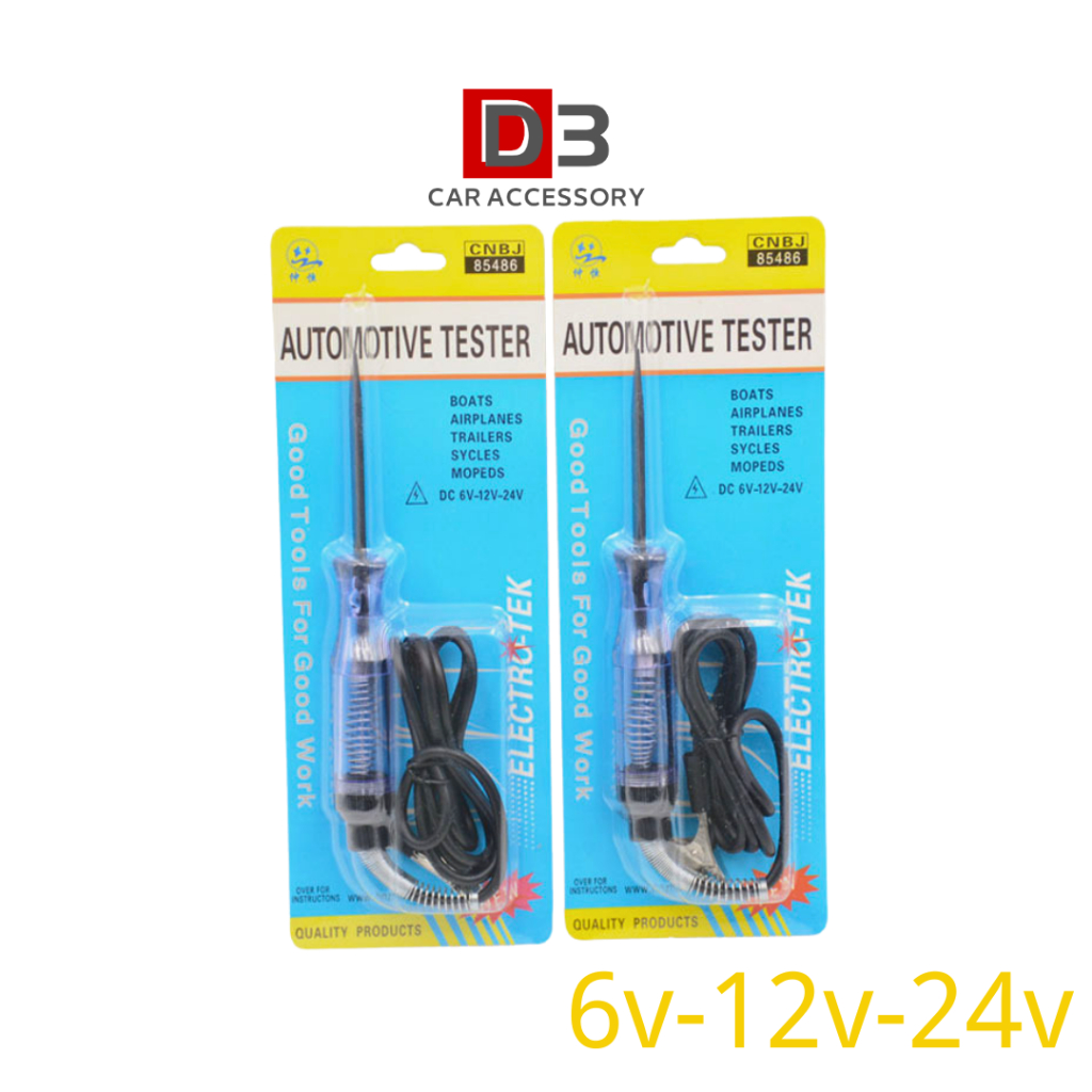 Test Light DC 6-24V Vehicle Car Motor Lori 12V Test Pen Circuit Tester ...