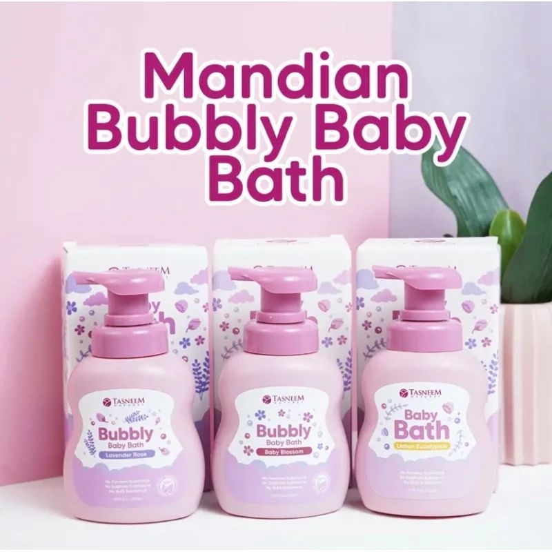 Tasneem Baby Bath Sabun Mandi Mandian Head to Toe Shampoo Wash Lemon ...