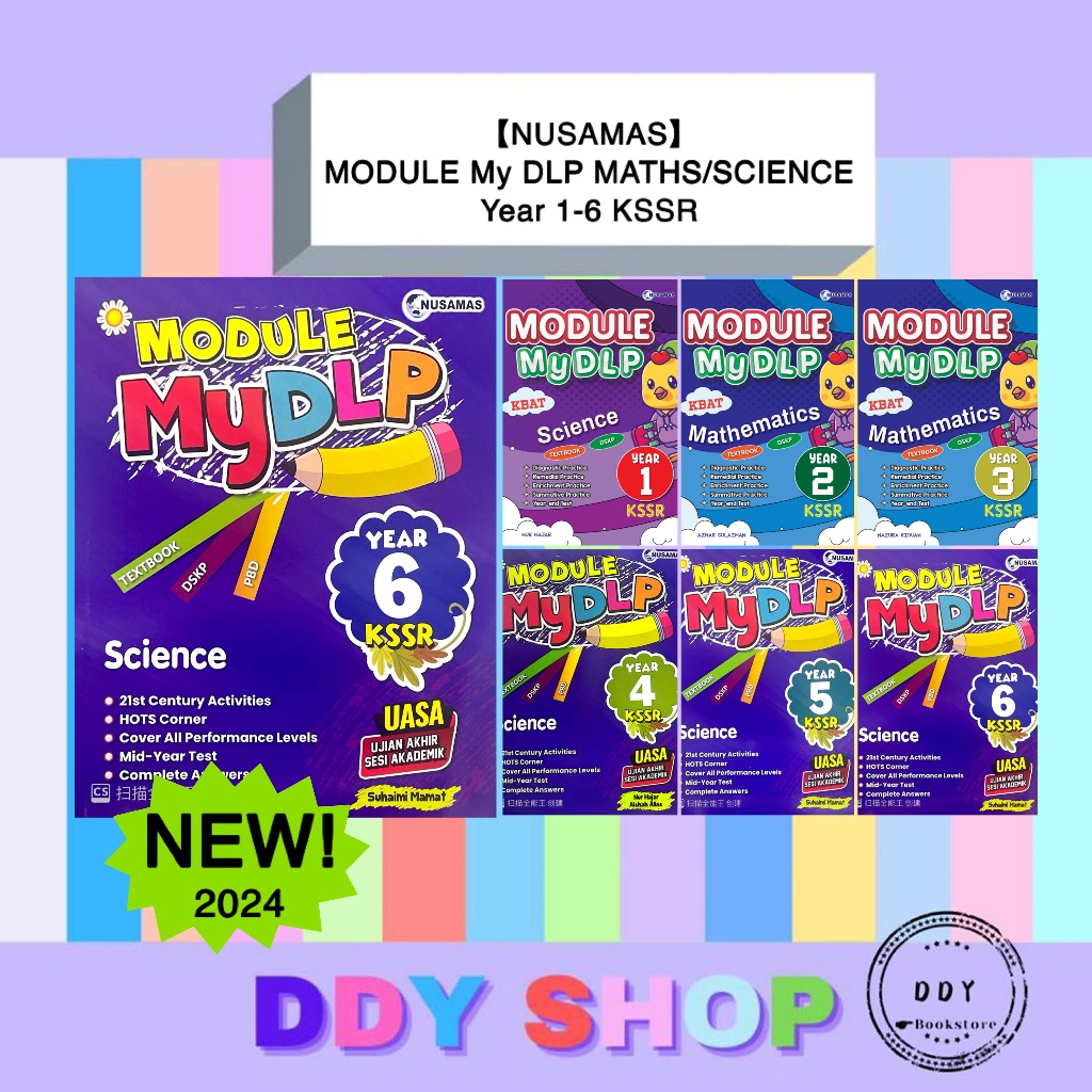 【Nusamas】 Module My DLP Mathematics / Science Year 1/2/3/4/5/6 KSSR ...