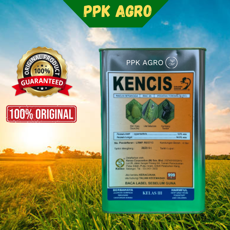 4L KENCIS KENSO (Sama Dengan Hextar CMC Cyper ) Cypermethrine Racun ...