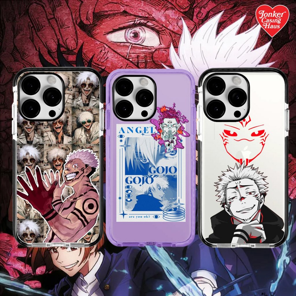 "JUJUTSU KAISEN" DESIGNATED CASE Bumper Case Casing IP 6 until 15 PRO ...