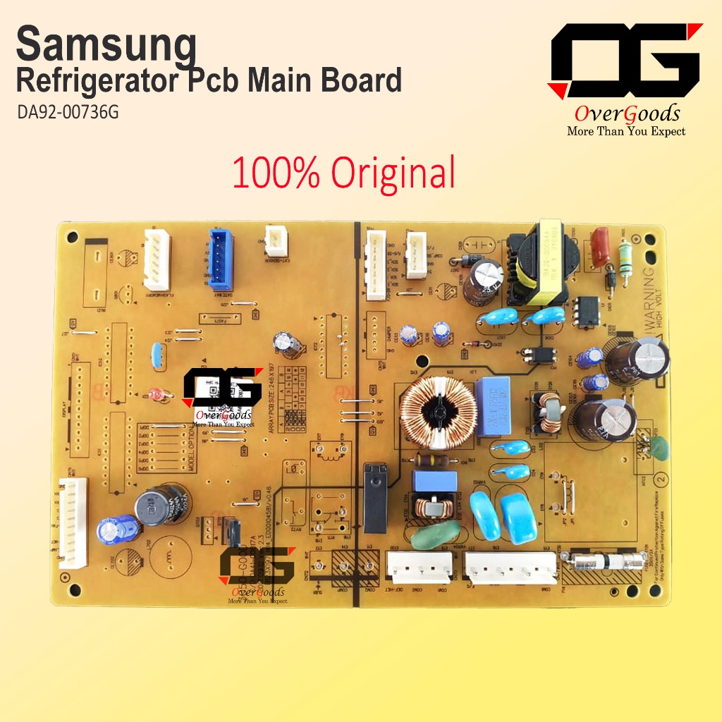 Pcb Main Board Samsung Refrigerator DA92-00736G RT20FARVDSA RT22FARADSA ...